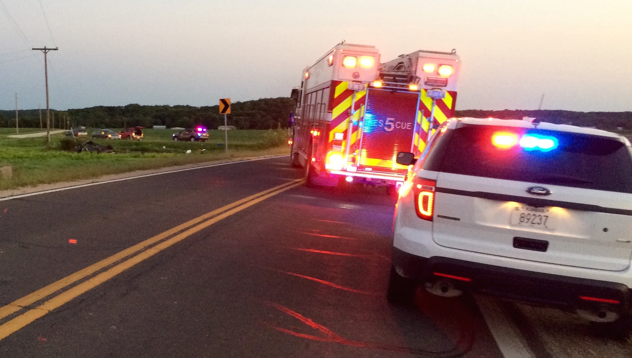 Two victims taken to hospitals after vehicle crash south of Clinton ...
